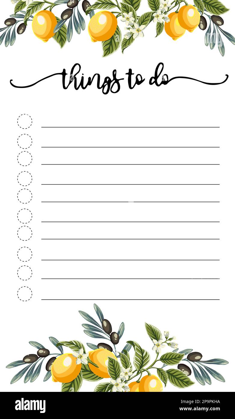 Vitamin planner Stock Vector Images - Alamy