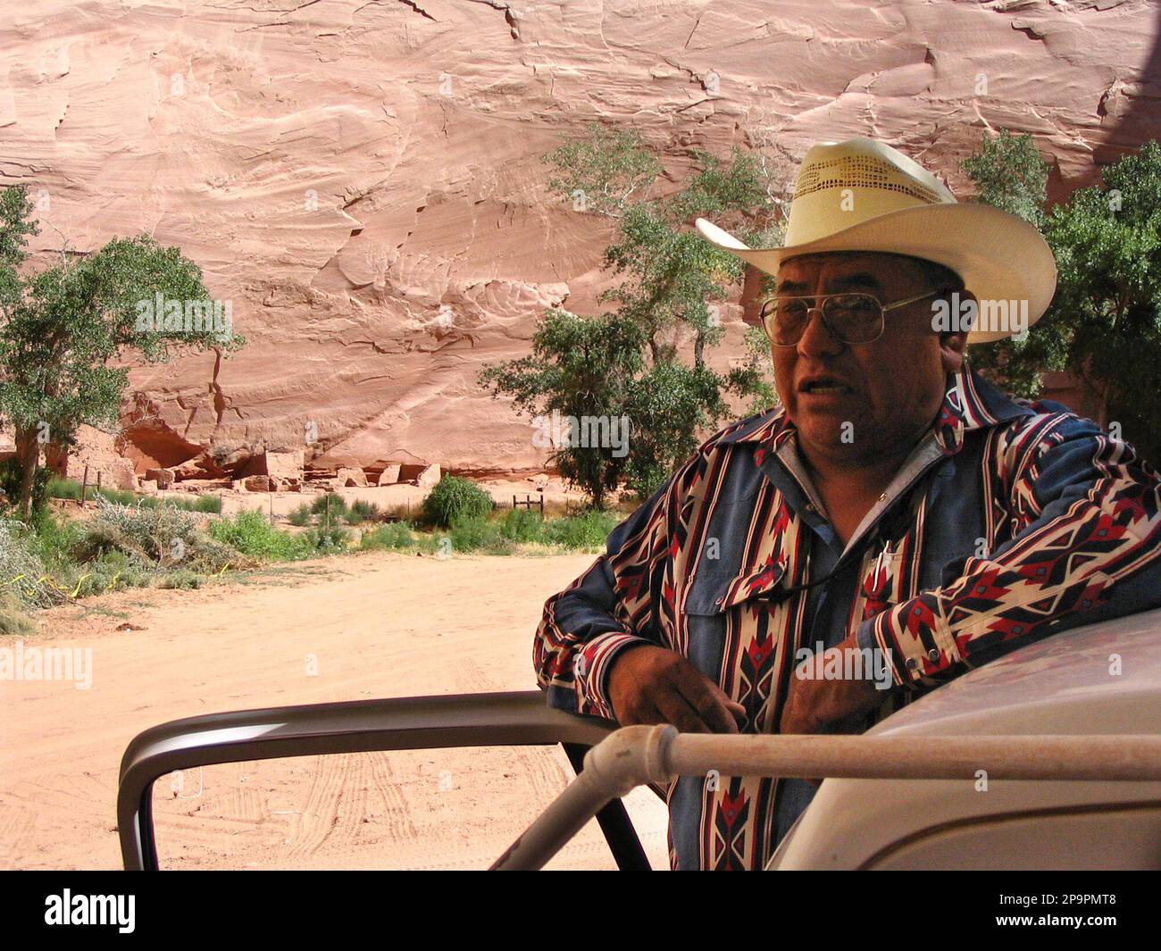 ** FILE ** Dave Bia gives a guided tour by Jeep of the ruins at Canyon ...