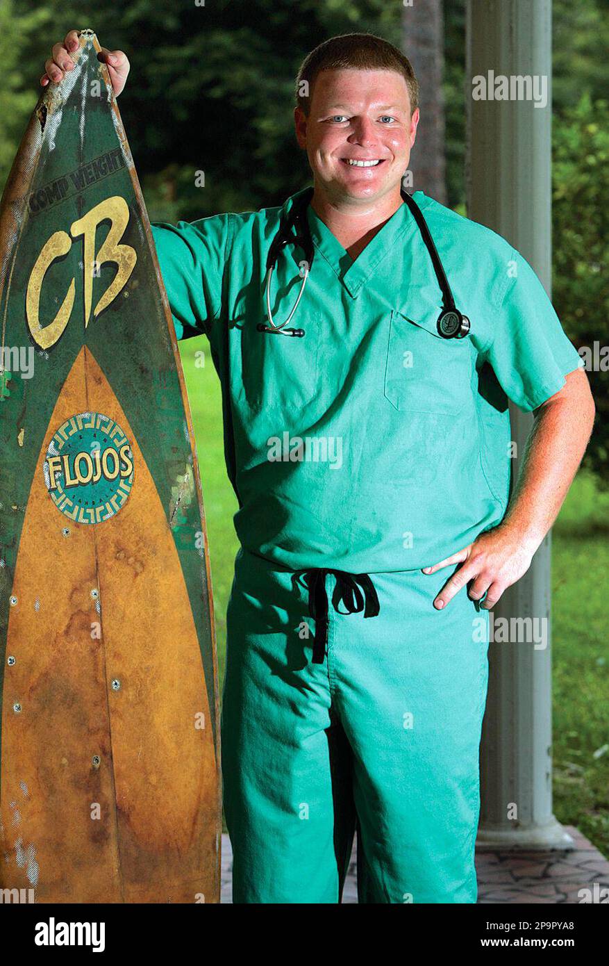 Dennis Fortner stands outside his St. Augustine, Fla., home Thursday ...