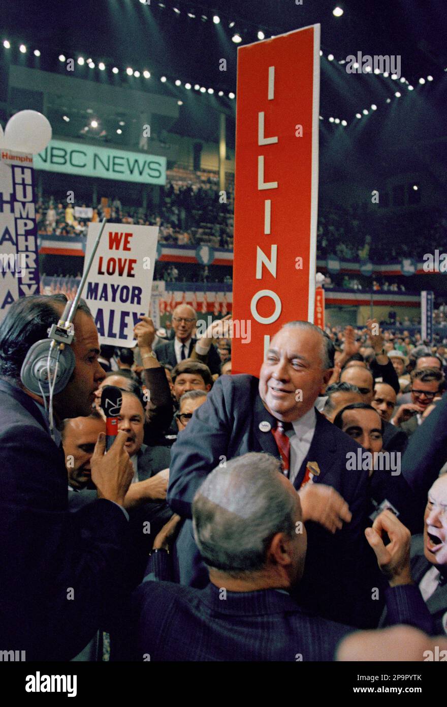 **FILE** An Aug. 29, 1968 file photo shows Chicago Mayor Richard Daley ...