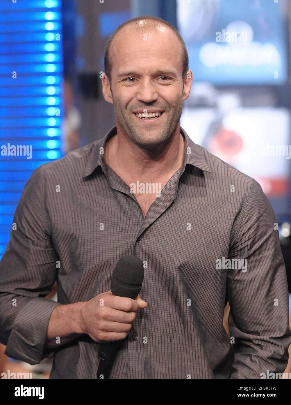 Actor Jason Statham makes an appearance on MTV's "Total Request Live ...