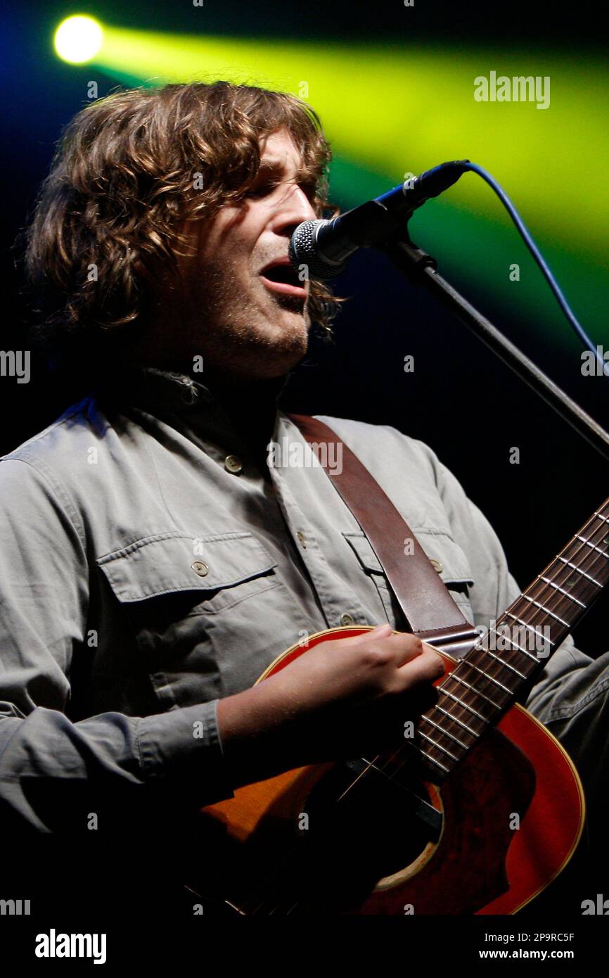 James Walsh, singer of British rock band "Starsailor", performs on the ...