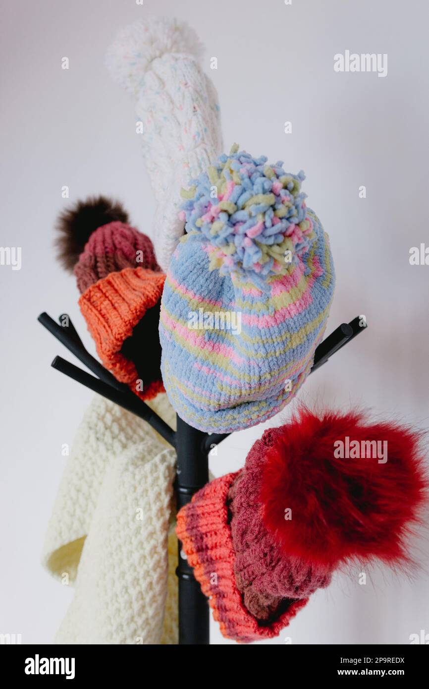 Clothing made by knitted wool Stock Photo - Alamy