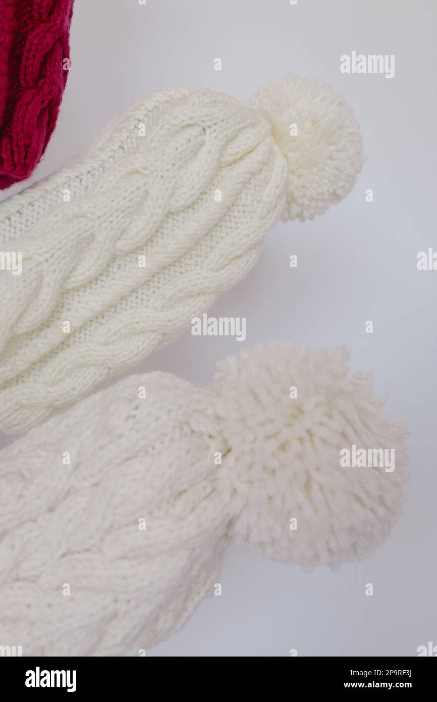 Clothing made by knitted wool Stock Photo - Alamy