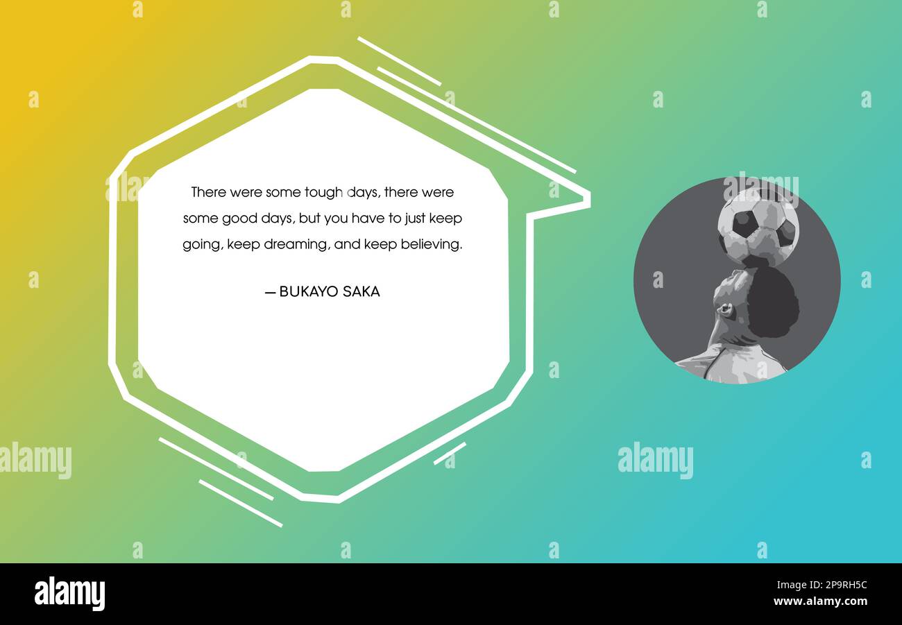 Bukayo saka portrait Stock Vector Images - Alamy