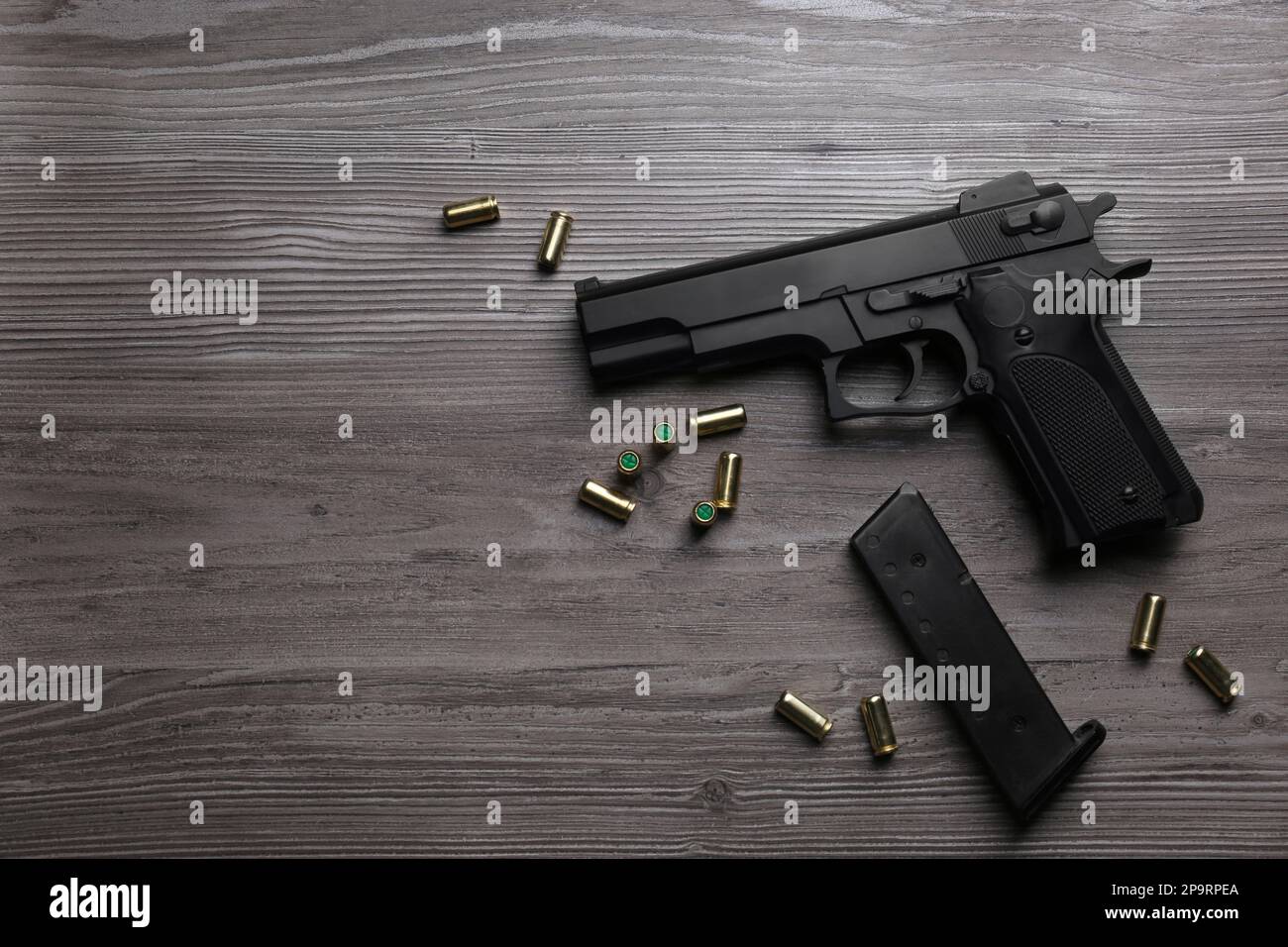 Pistol On Table