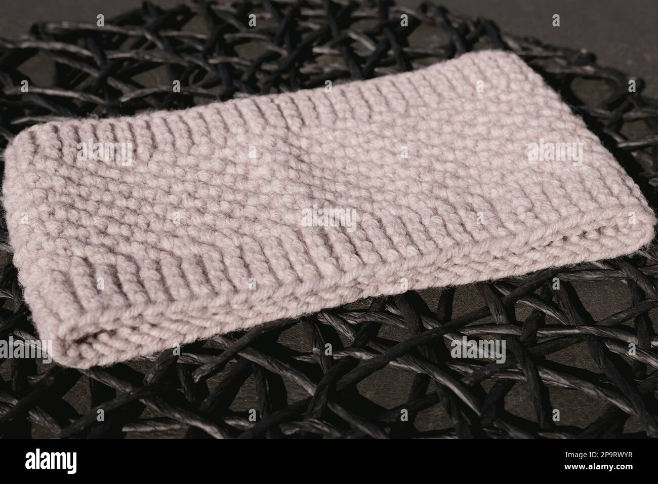 Warm scarf made wool hi-res stock photography and images - Alamy
