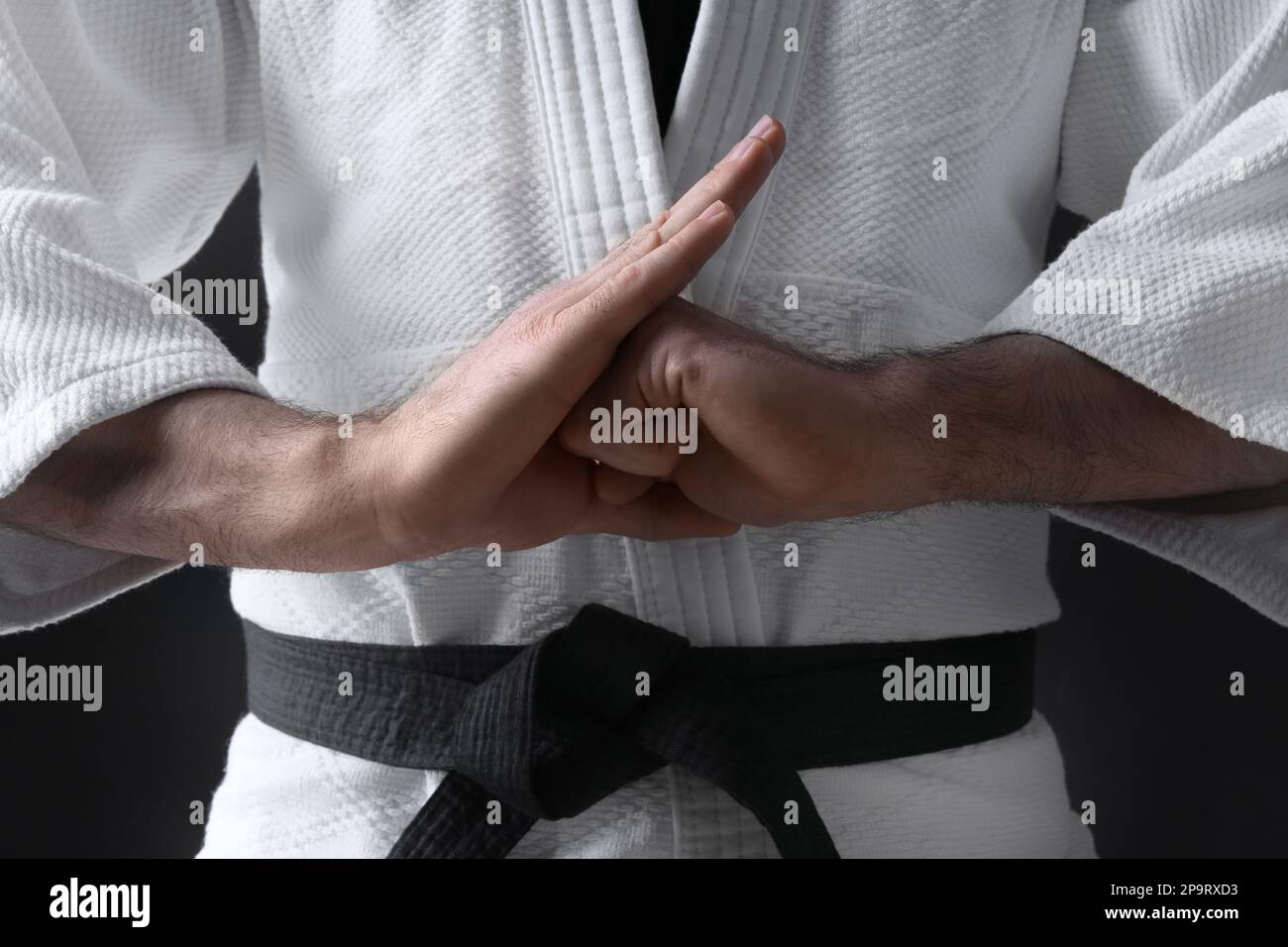 Closeup man hands training karate hi-res stock photography and images ...