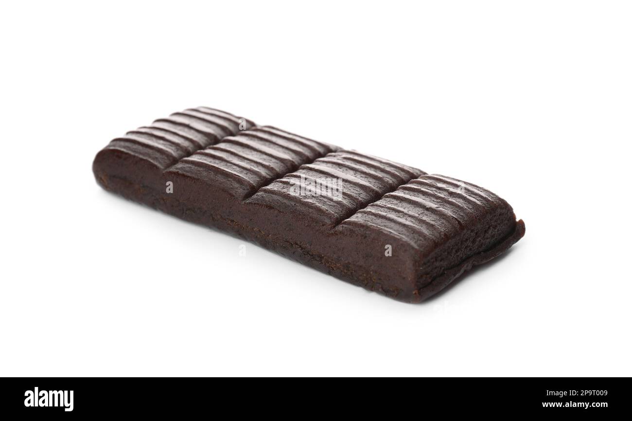 Sweet hematogen isolated on white. Nutrition bar Stock Photo - Alamy