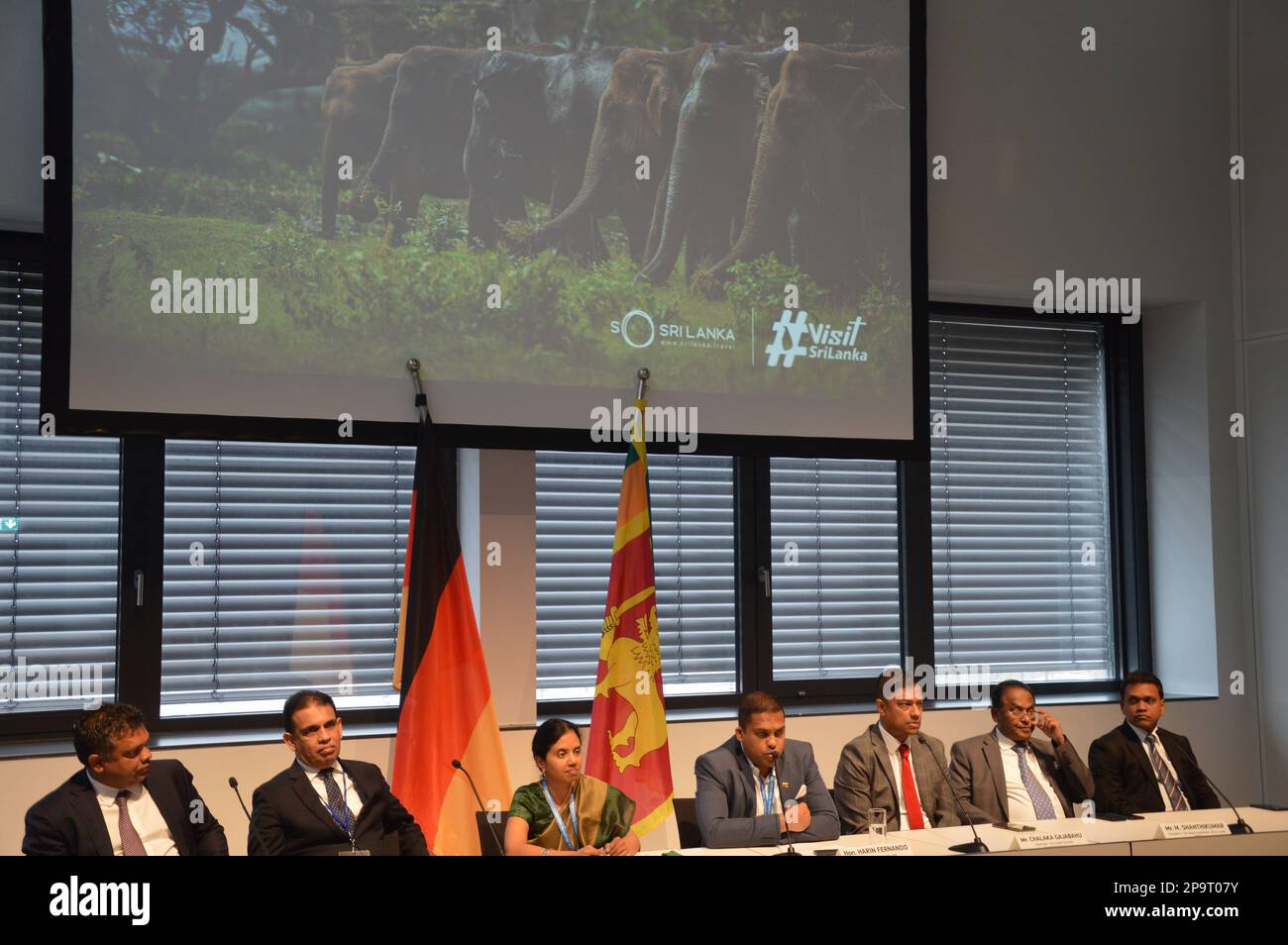 Berlin, Germany - March 8, 2023 - Sri Lanka press conference during The ...