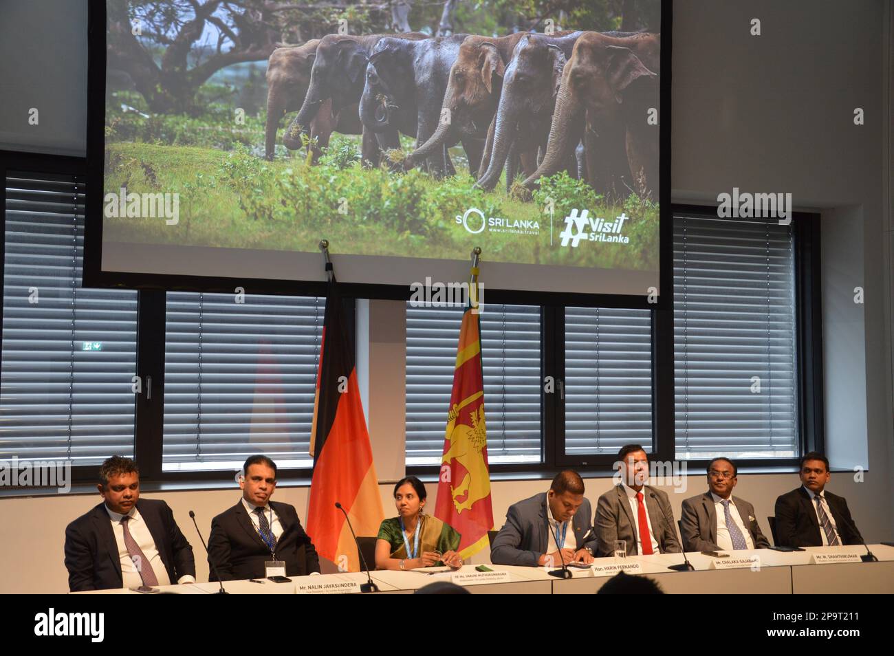Berlin, Germany - March 8, 2023 - Sri Lanka press conference during The ...