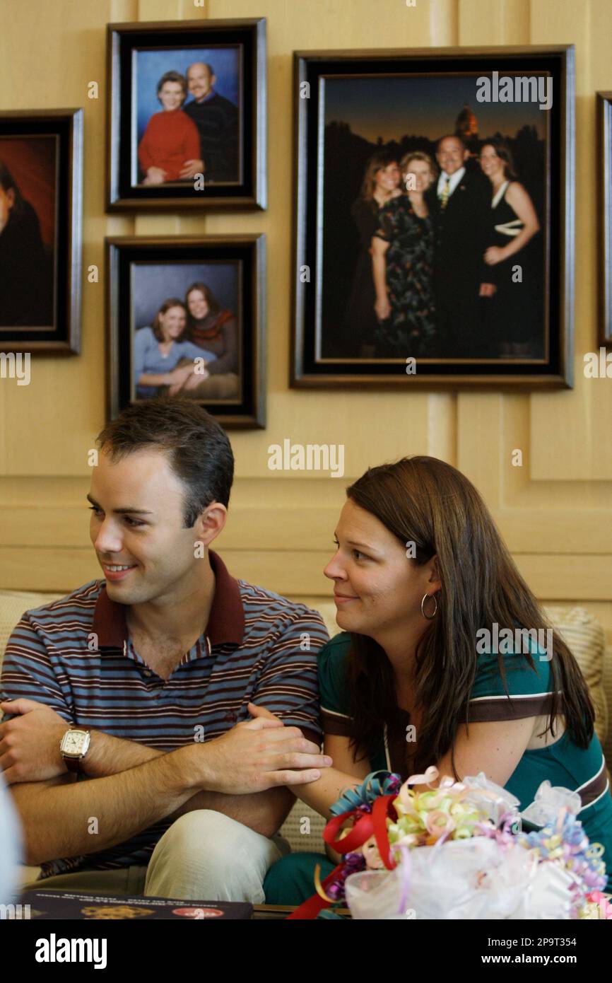 Courtney Gregoire, right, the daughter of Washington Gov. Chris ...