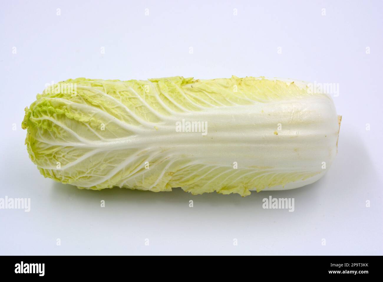 A large cabbage, Peking cabbage located on a white background. Healthy ...