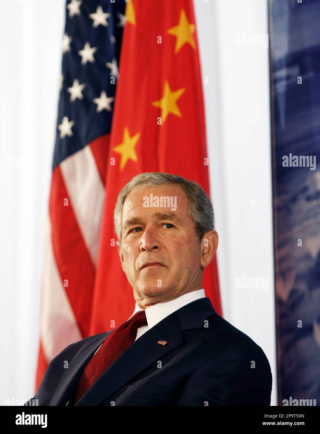 President Bush participates in a dedication ceremony for the new U.S ...