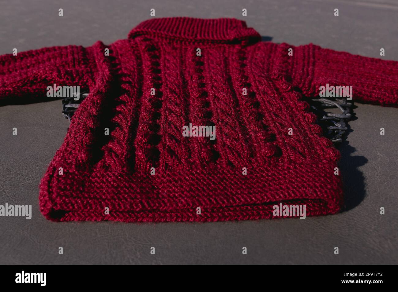 Clothing made by knitted wool Stock Photo - Alamy