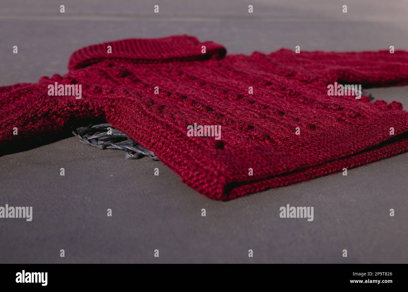 Clothing made by knitted wool Stock Photo - Alamy