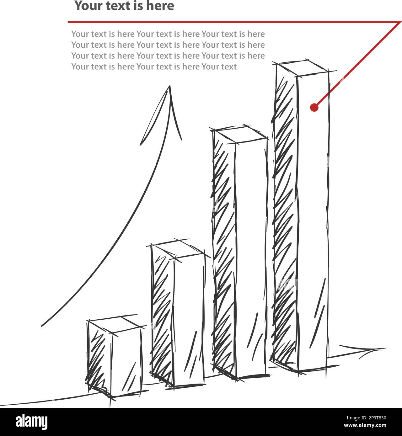 statistic bars hand drawn chart vector Stock Vector Image & Art - Alamy