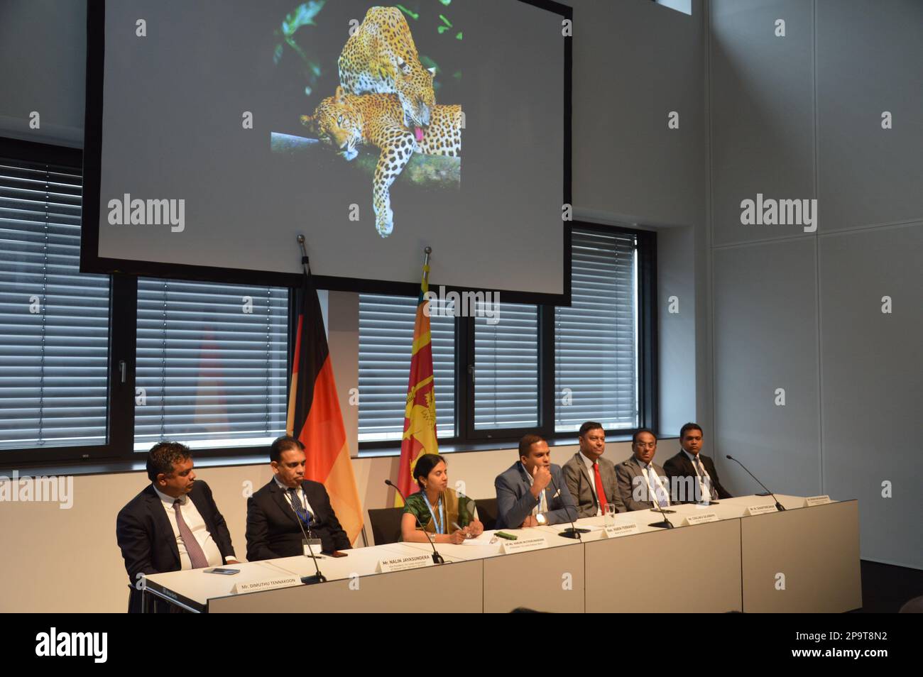 Berlin, Germany - March 8, 2023 - Sri Lanka press conference during The ...