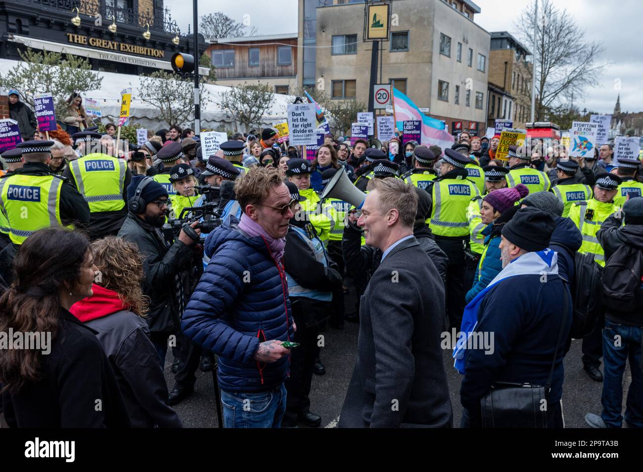 London, UK. 10th March, 2023. Laurence Fox, actor and leader of the ...