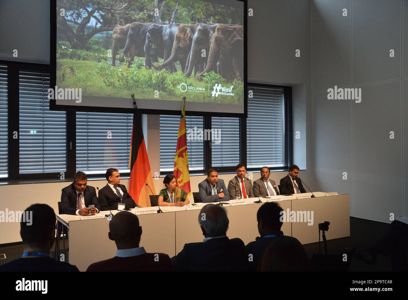 Berlin, Germany - March 8, 2023 - Sri Lanka press conference during The ...