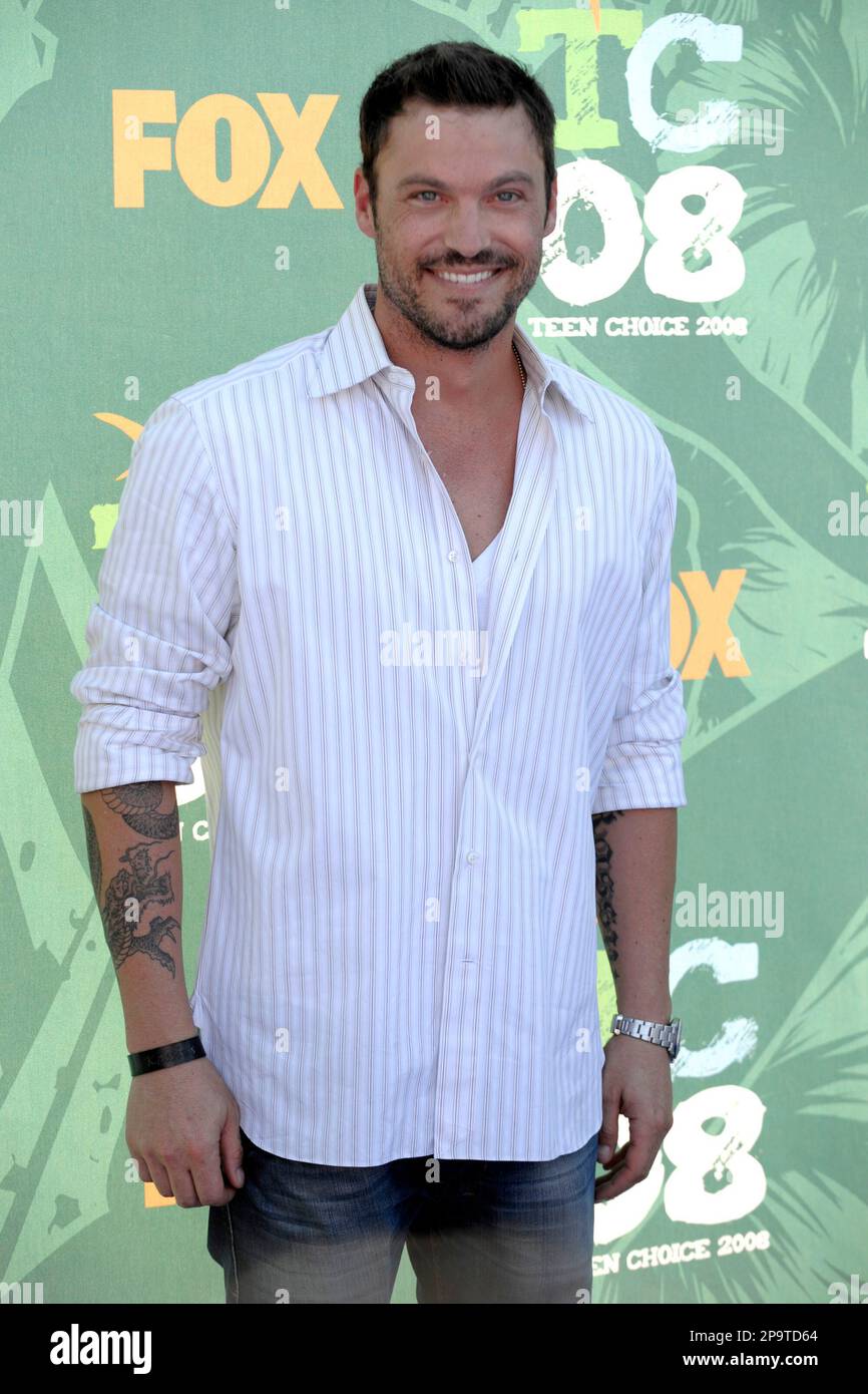 Actor Brian Austin Green arrives at the Teen Choice Awards in Universal ...