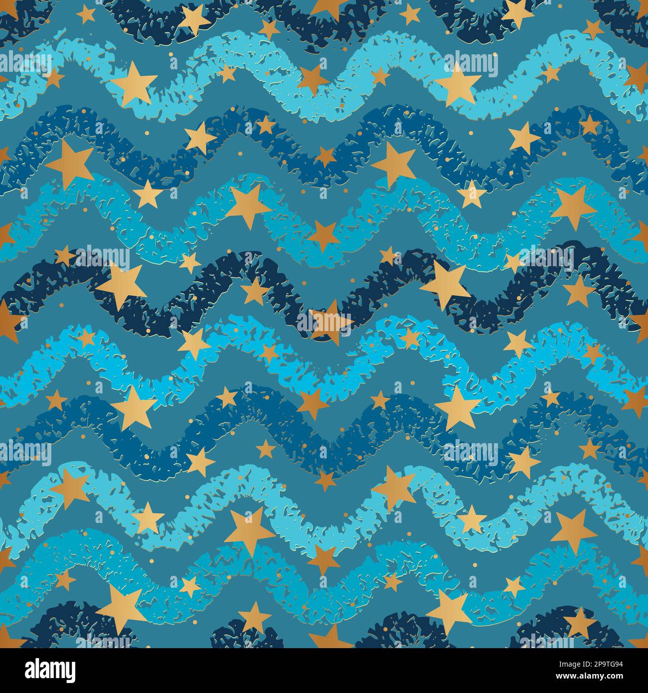 Blue fabric with gold stars hi-res stock photography and images - Alamy