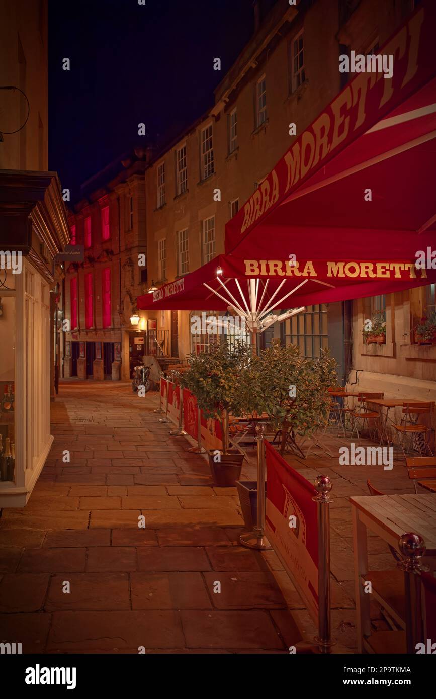 Bath at night Stock Photo - Alamy