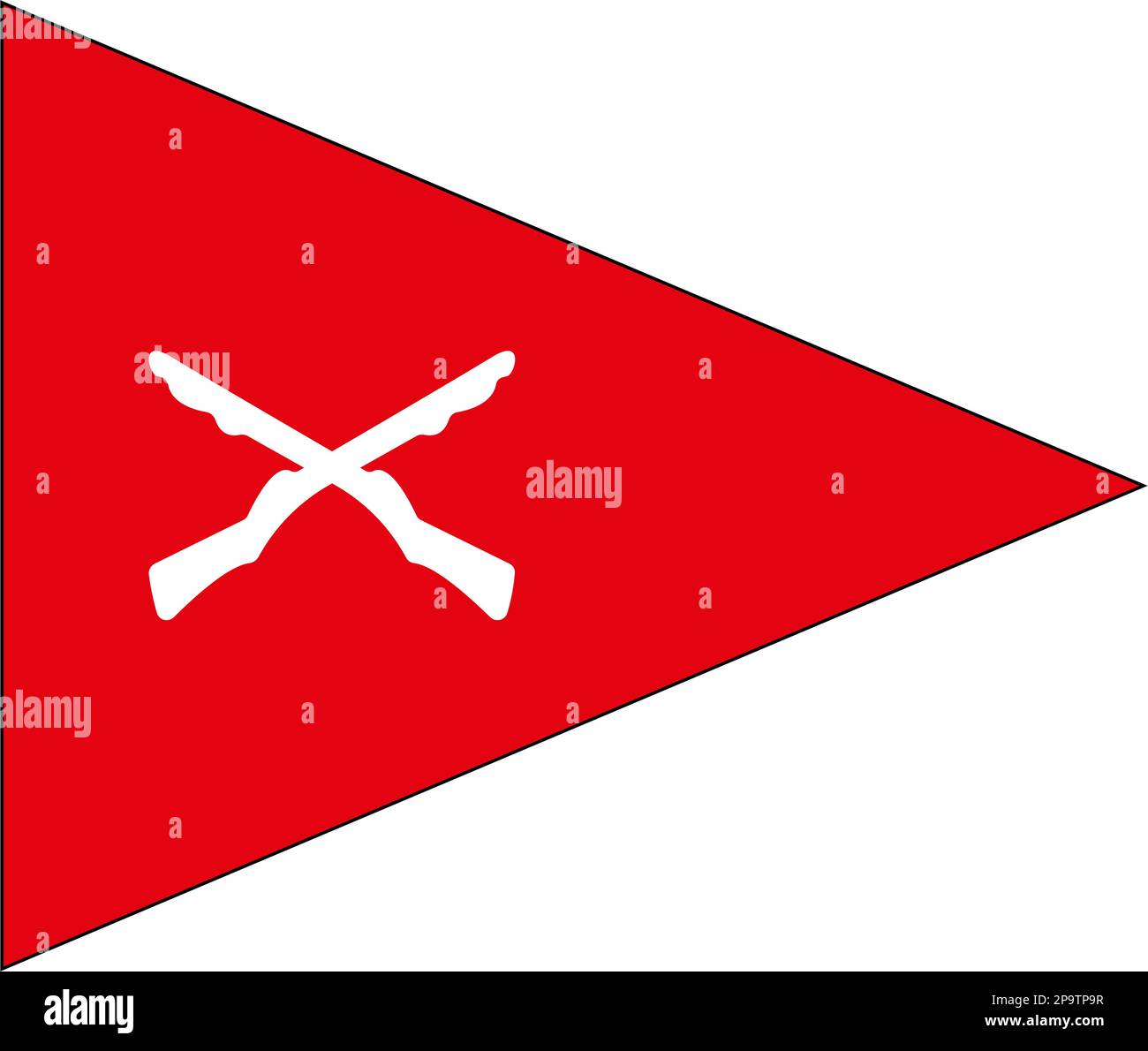 Top view of flag Battalion Command Turkey. Turkish travel and patriot ...