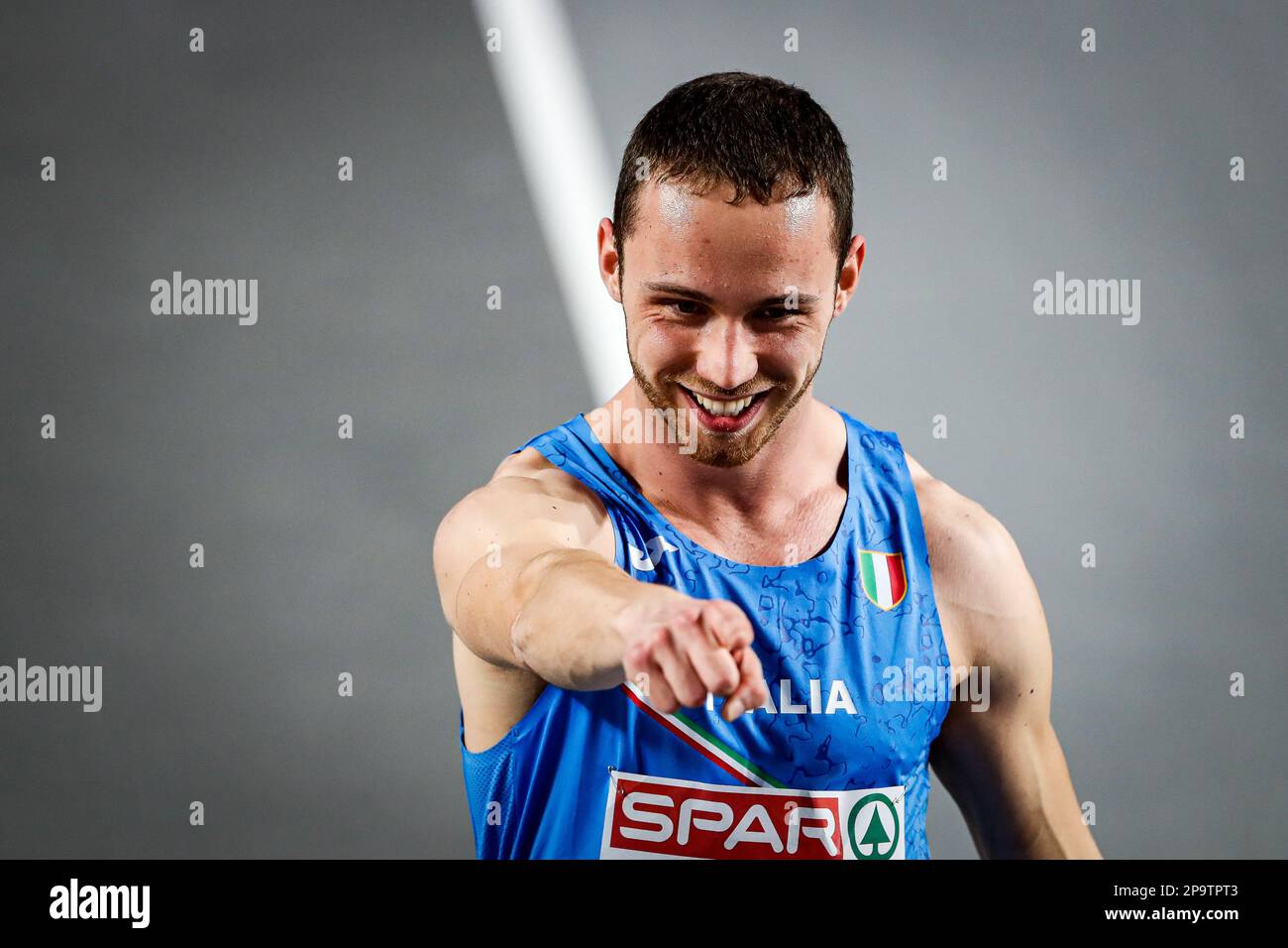 Istanbul, Turkey, 4 March 2023. Samuele Ceccarelli of Italy reacts in ...