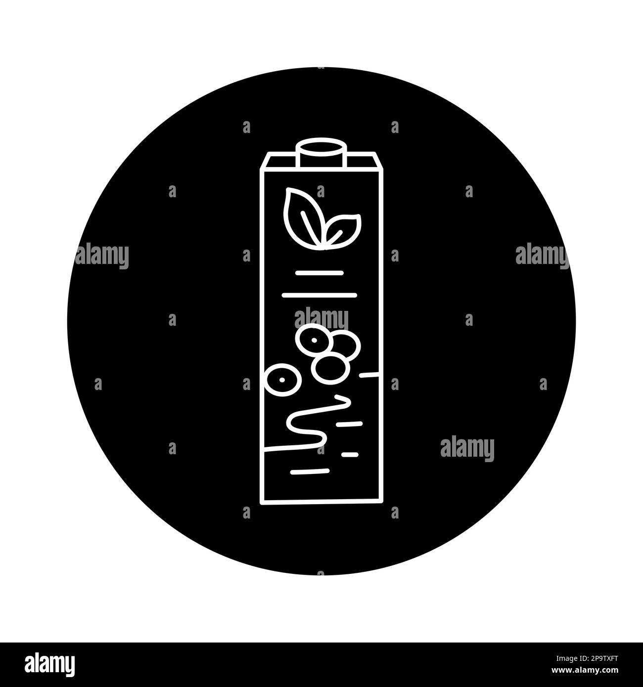 Soy milk black line icon. Organic vegan product. Pictogram for web page ...