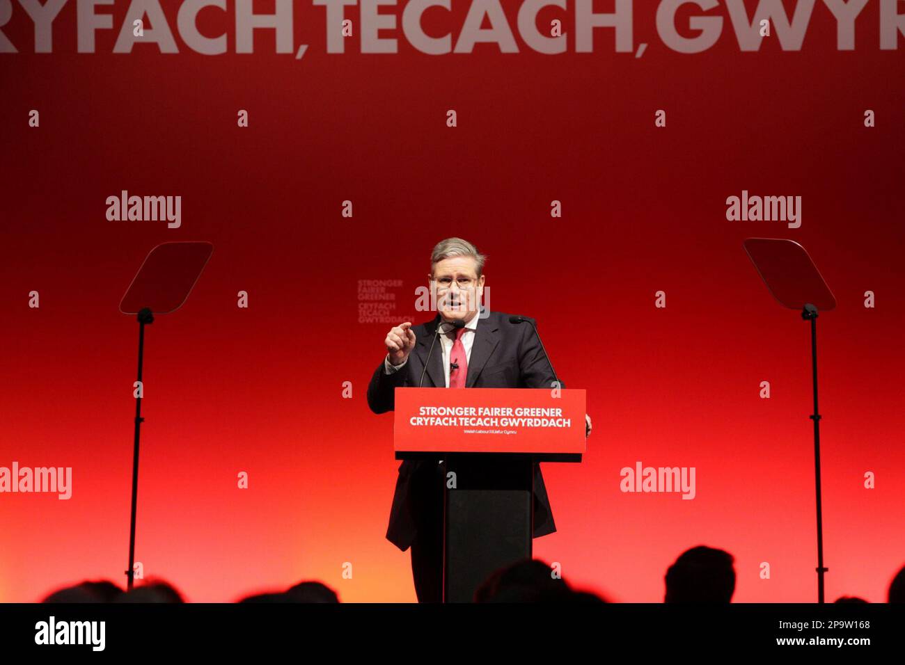 Keir Starmer Leader Of The Labour Party Delivers A Speech To Welsh