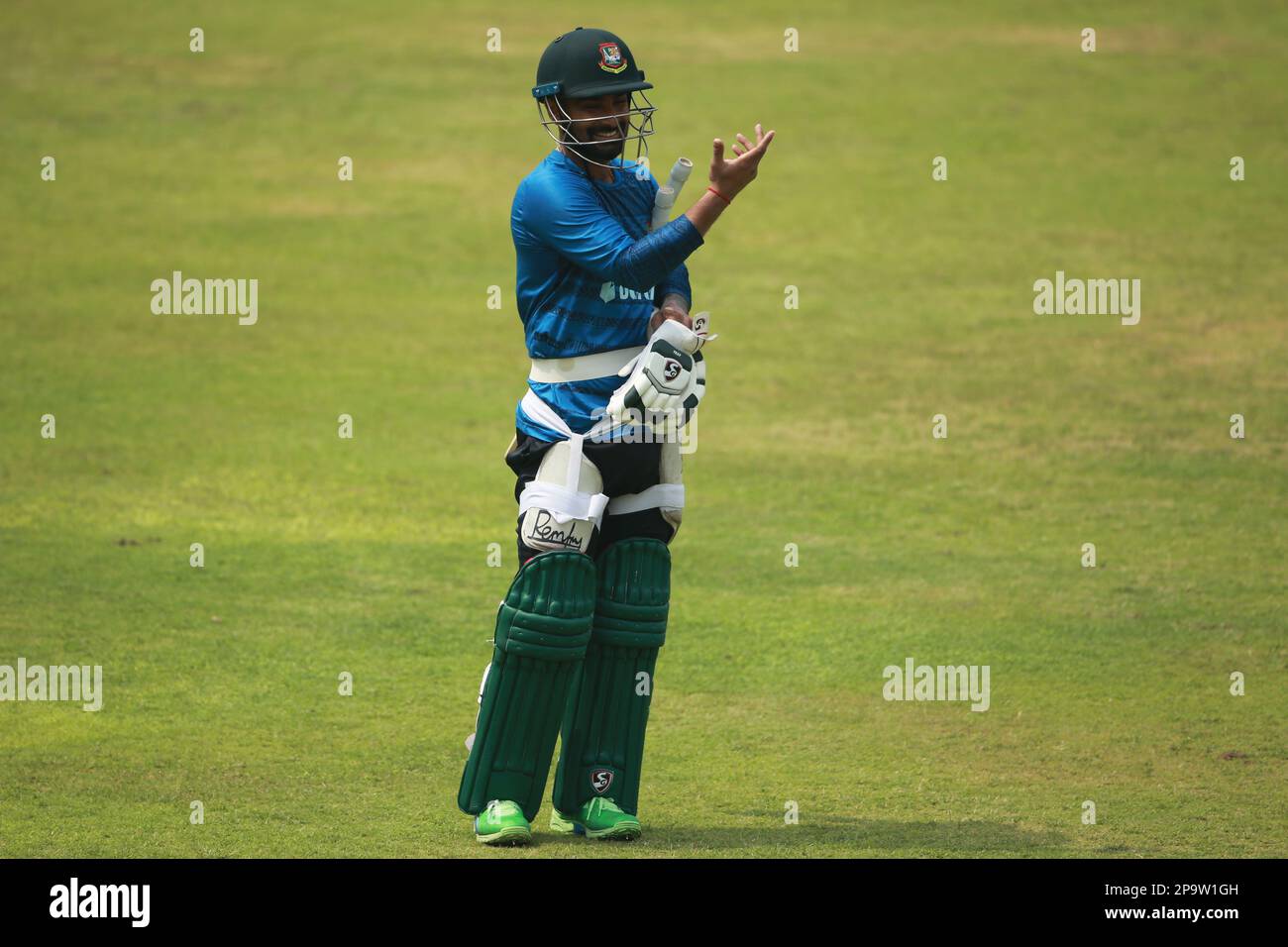 Batter Liton Kumar Das as Bangladesh T20 Cricket Team attends practice ahead of the second match ...