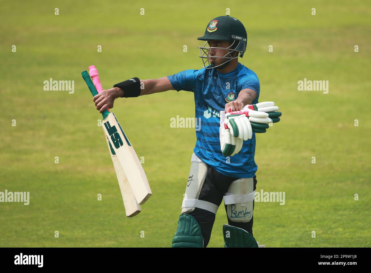 Batter Afif Hossain as Bangladesh T20 Cricket Team attends practice ...