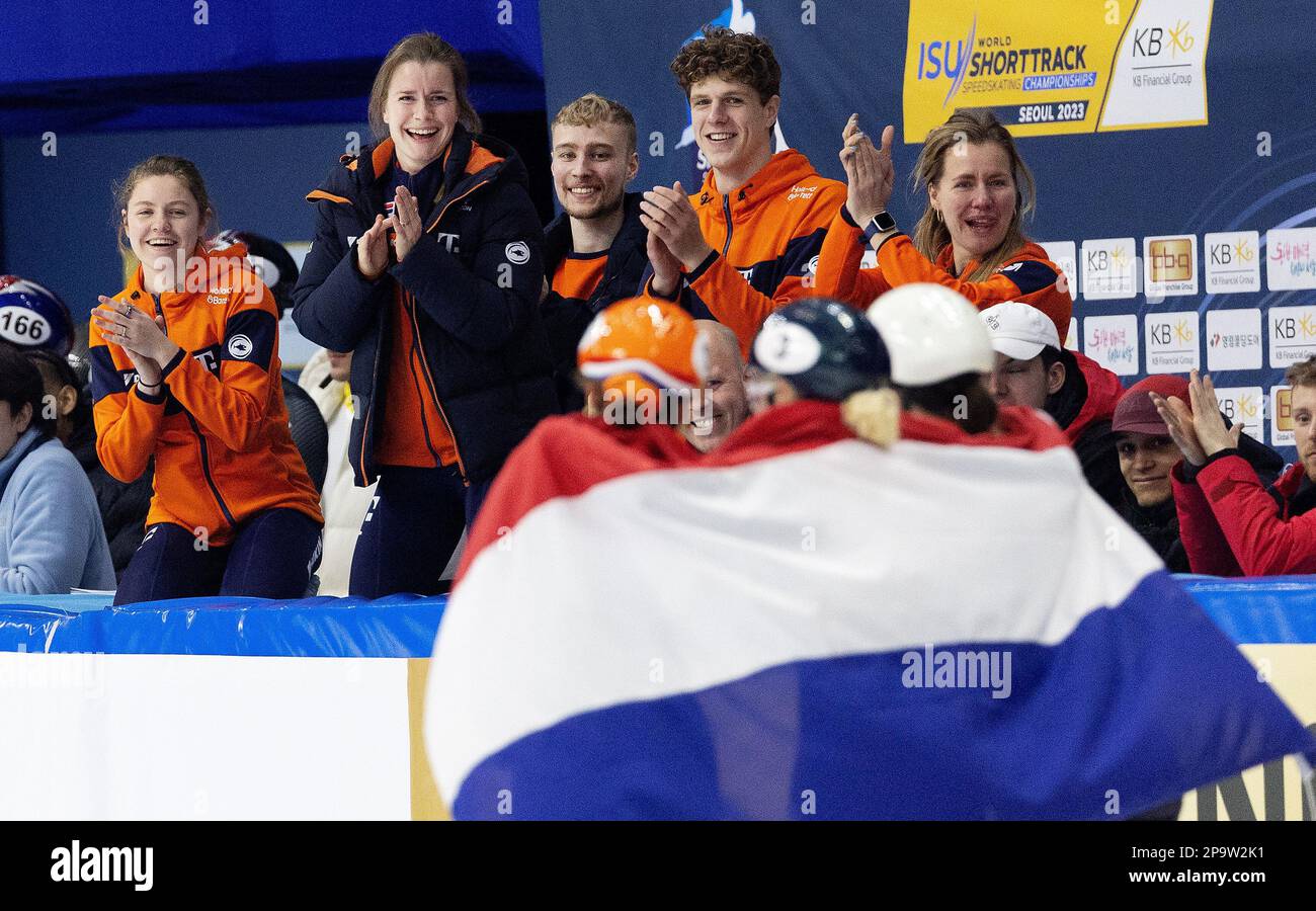 SEOUL - Suzanne Schulting, Xandra Velzeboer and Selma Poutsma are ...