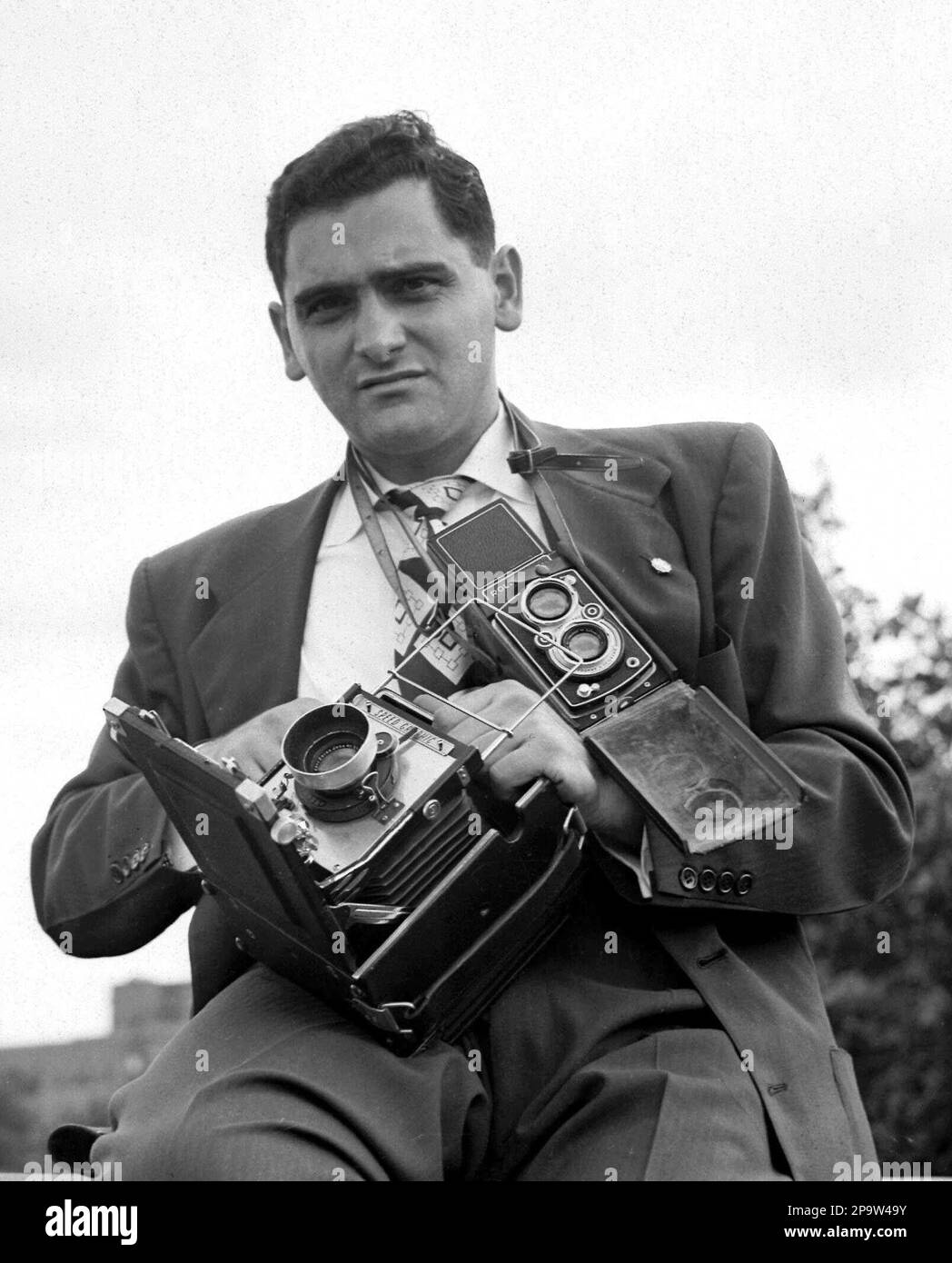 ** FILE **Photographer A. Stanley Tretick is shown in an Aug. 25, 1952 ...