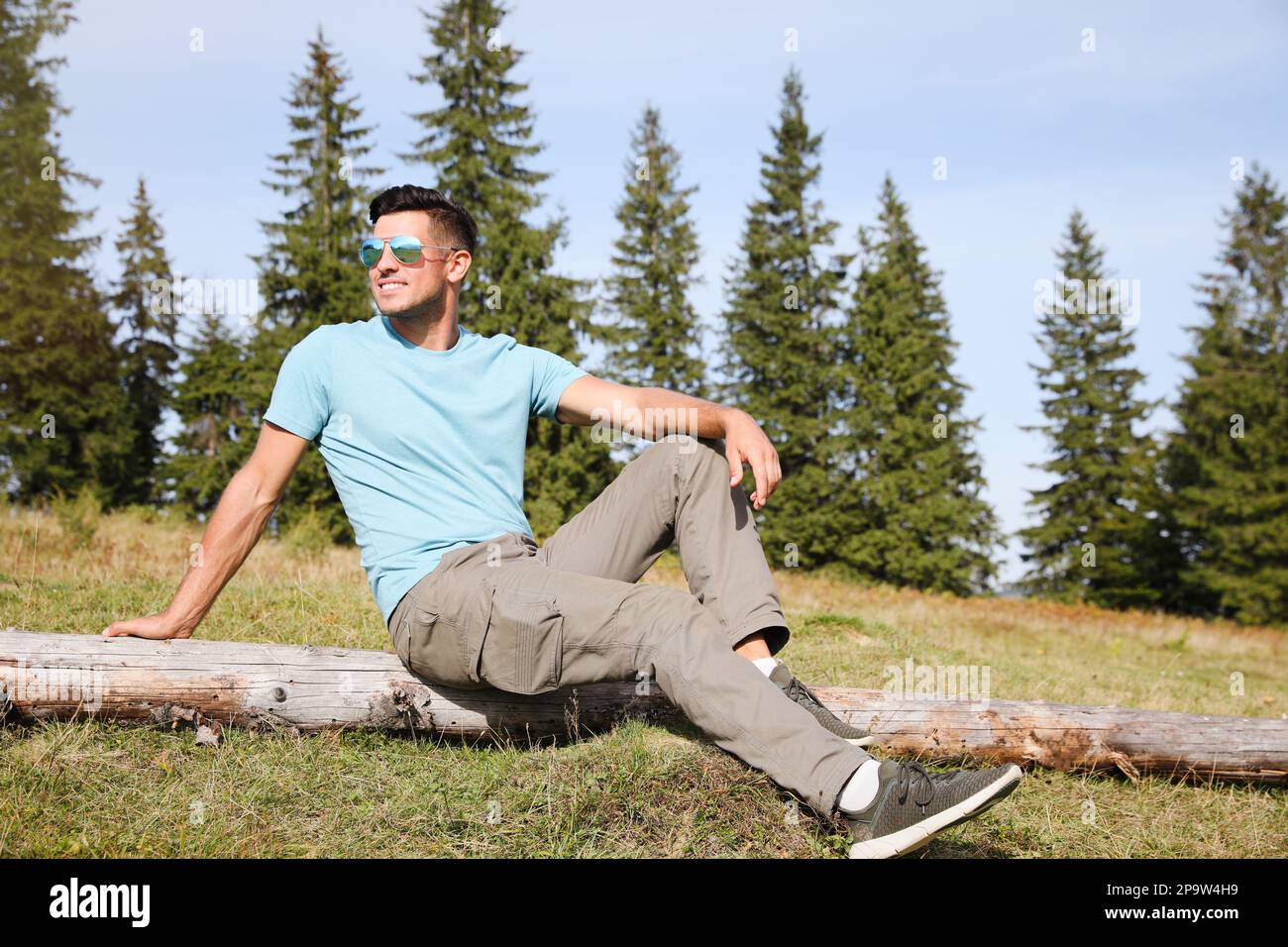 Beautiful landscape on sunny hi-res stock photography and images - Alamy