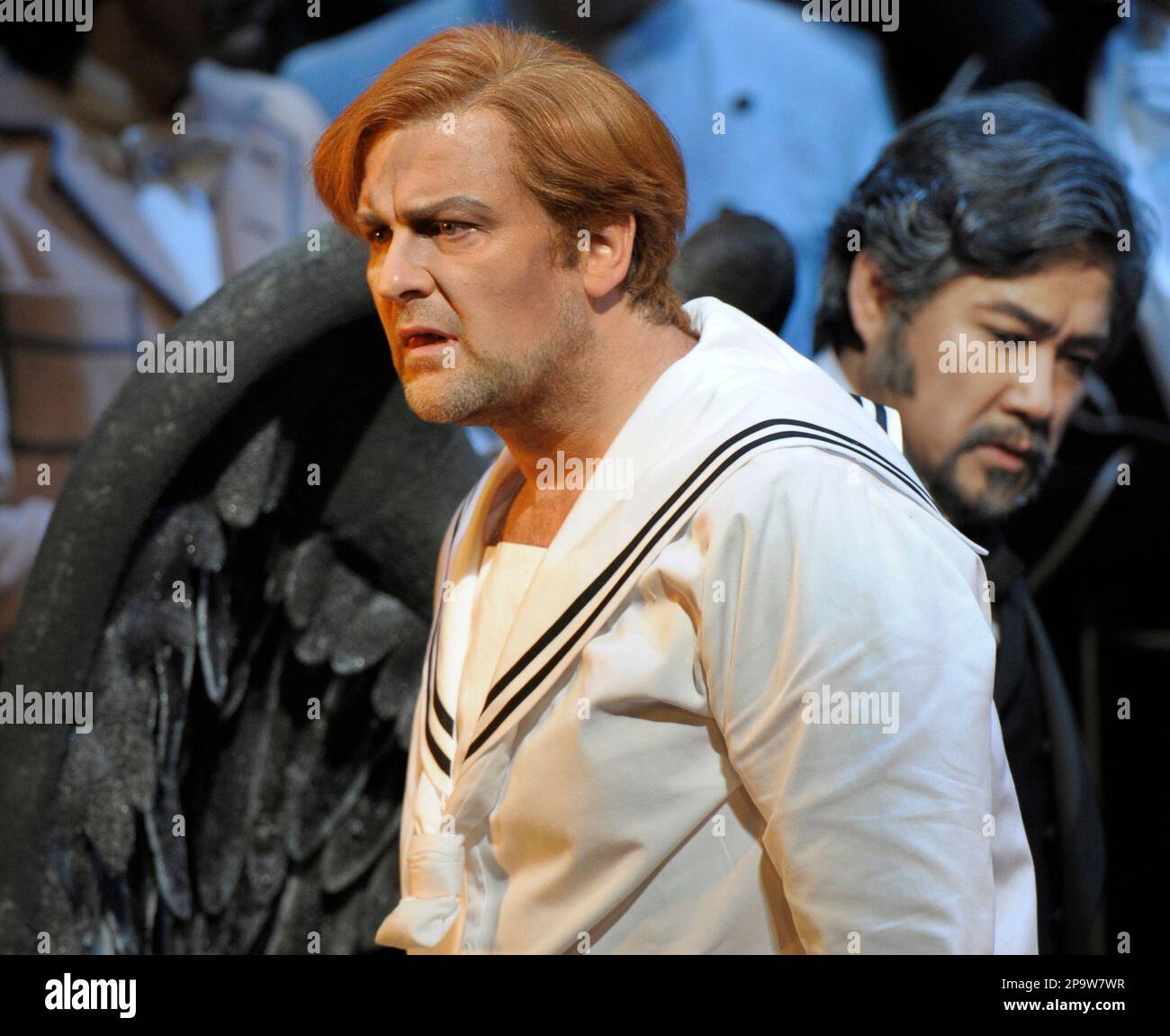 British tenor Christopher Ventris as Parsifal, left, and South Korean ...
