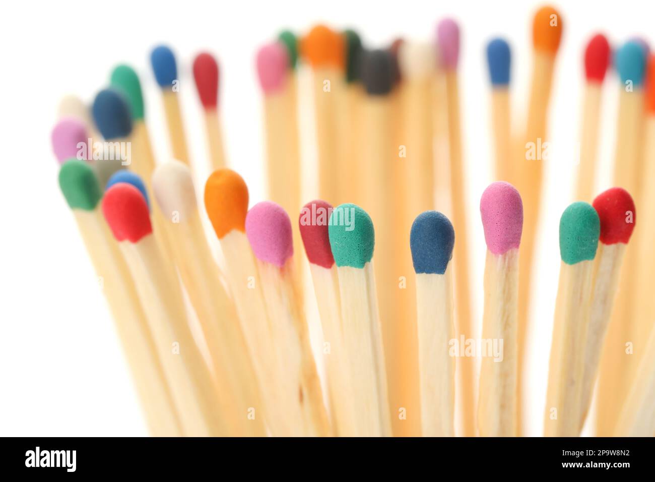 Colorful match heads hi-res stock photography and images - Alamy