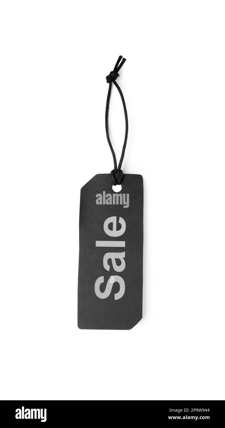 Shopper price tag Black and White Stock Photos & Images - Alamy