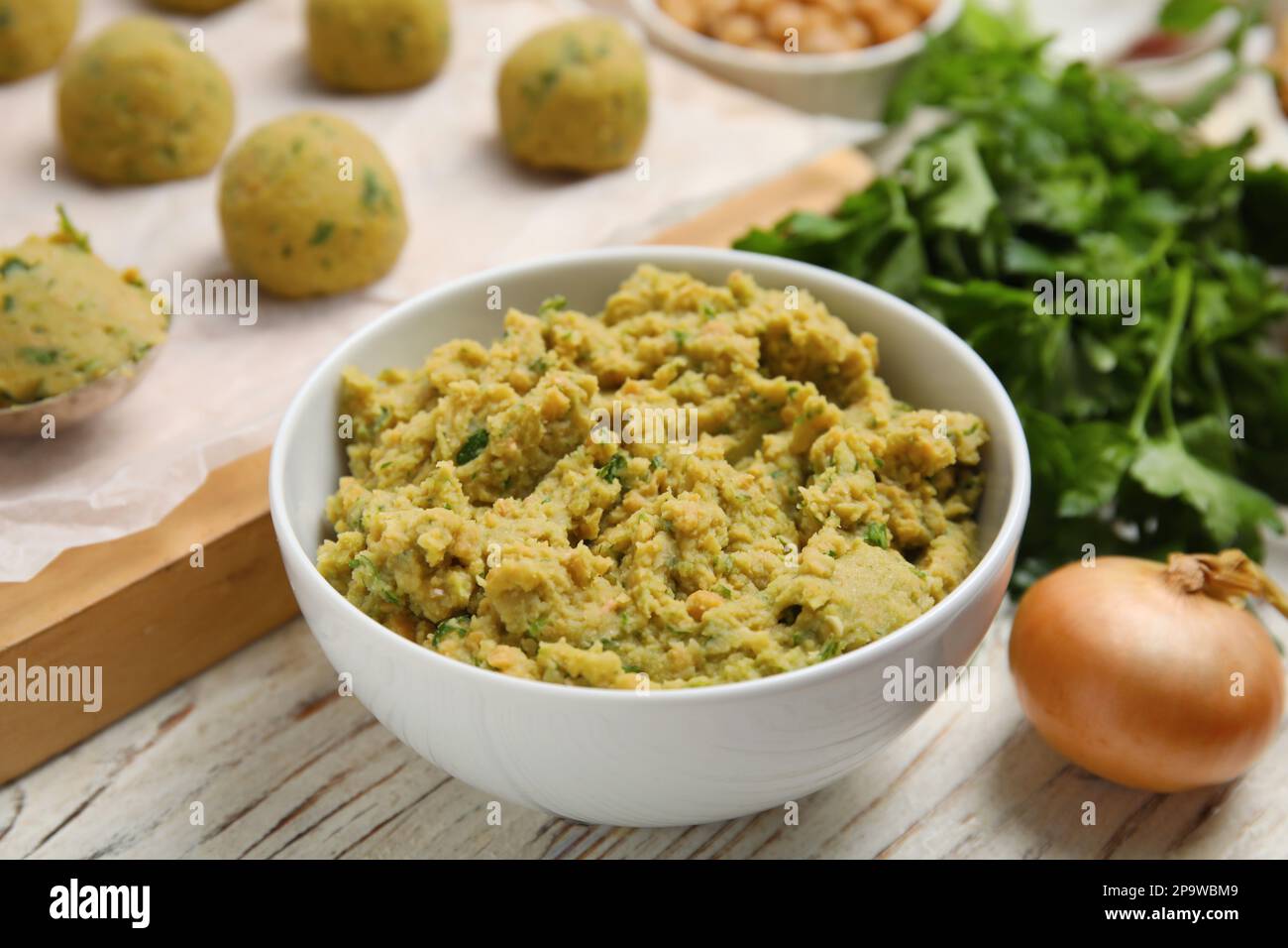 Falafel ingredients hi-res stock photography and images - Alamy