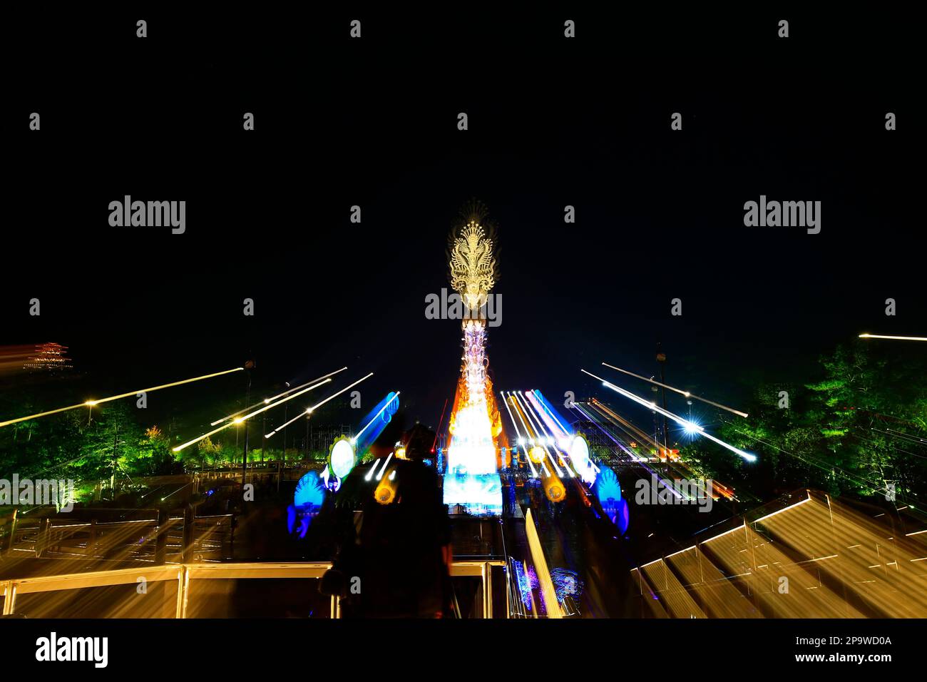 Stage lighting effect in the dark, close-up pictures Stock Photo - Alamy