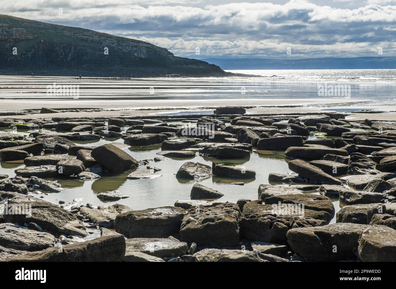 Across Dunraven Bay to the Trwyn y Witch or the Witches Nose Dunraven ...