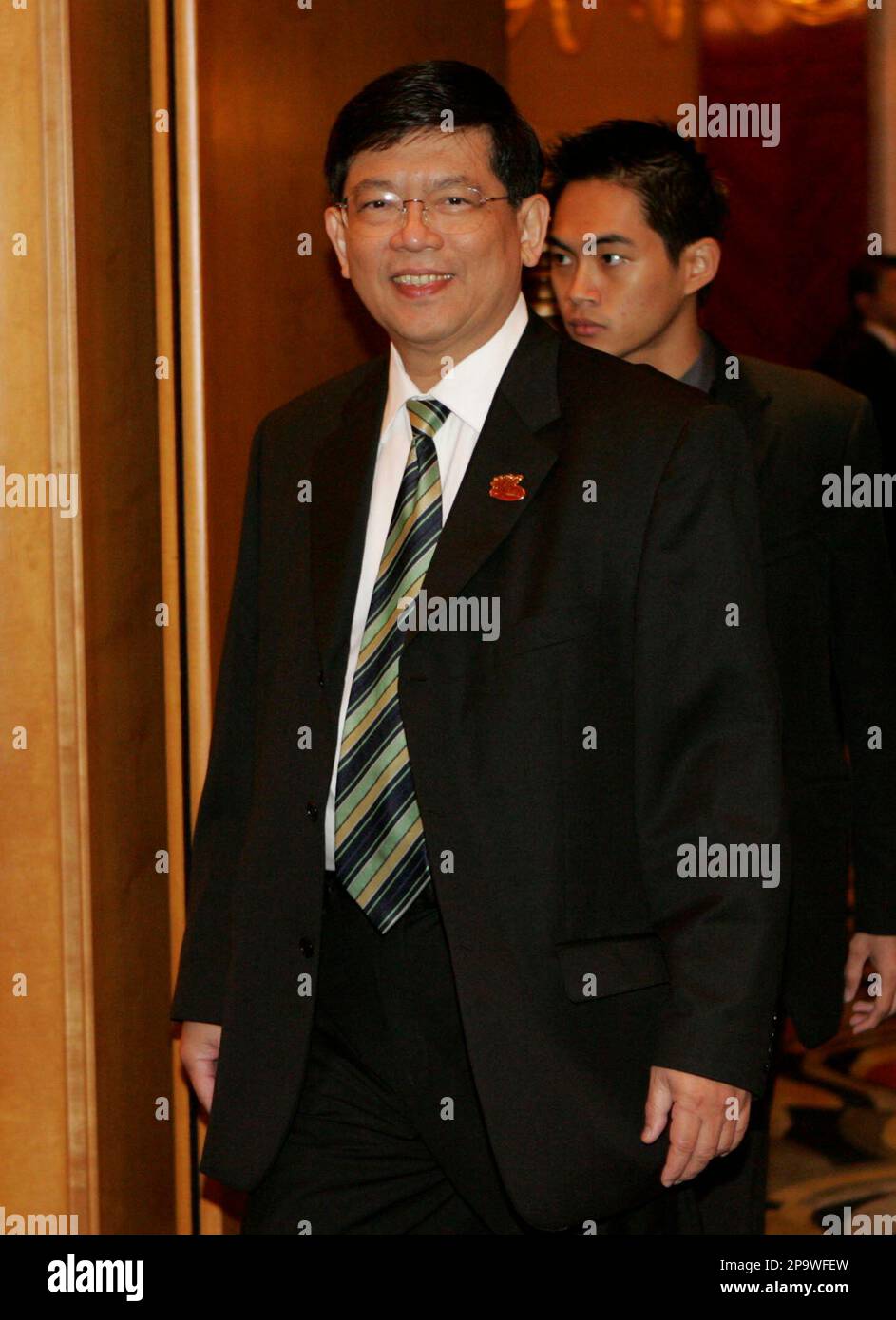 Deputy Prime Minister of Thailand Sahas Bunditkul arrives at the ASEAN-Republic of Korea ...