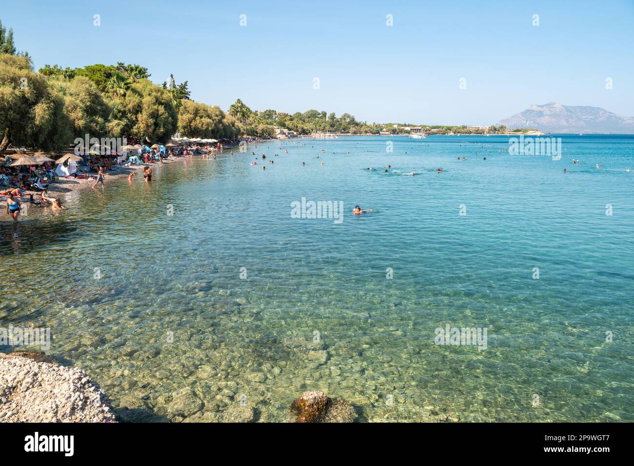 Datca, Mugla, Turkey – August 19, 2022. Hastanealti Plaji beach in ...