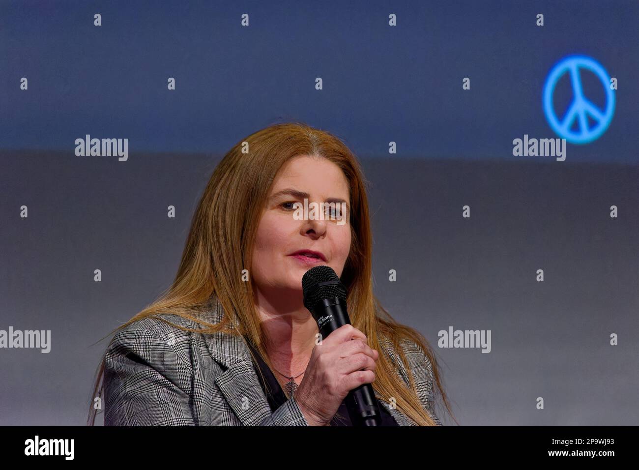 Turin, Italy. 10th Mar, 2023. Constitutionalis Alessandra Algostino ...