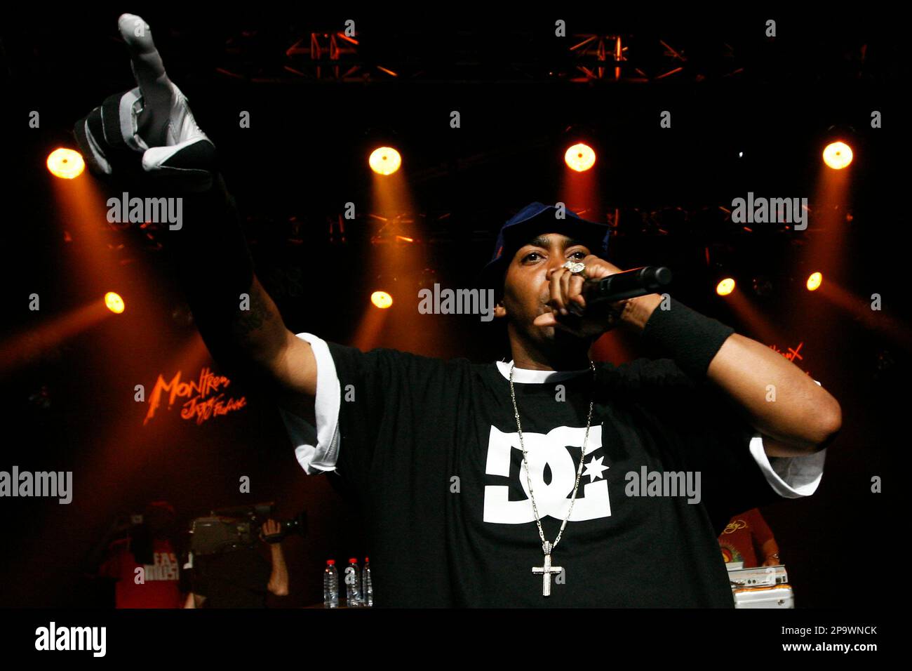 Singer Parrish Smith of US Hip-hop group EPMD performs on stage of the ...