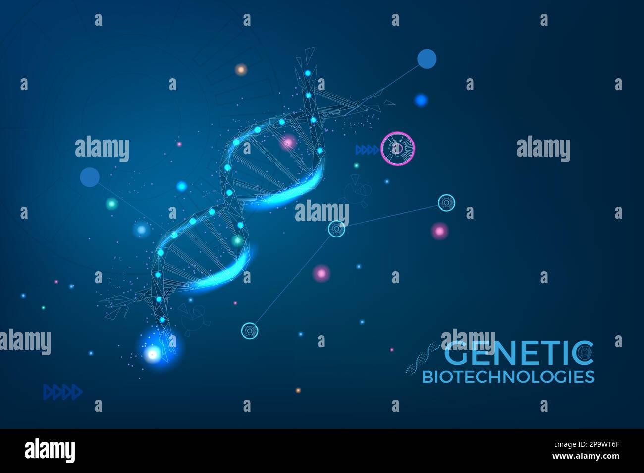 Gene structure, genetic dna manipulation. Molecule edition in biology ...