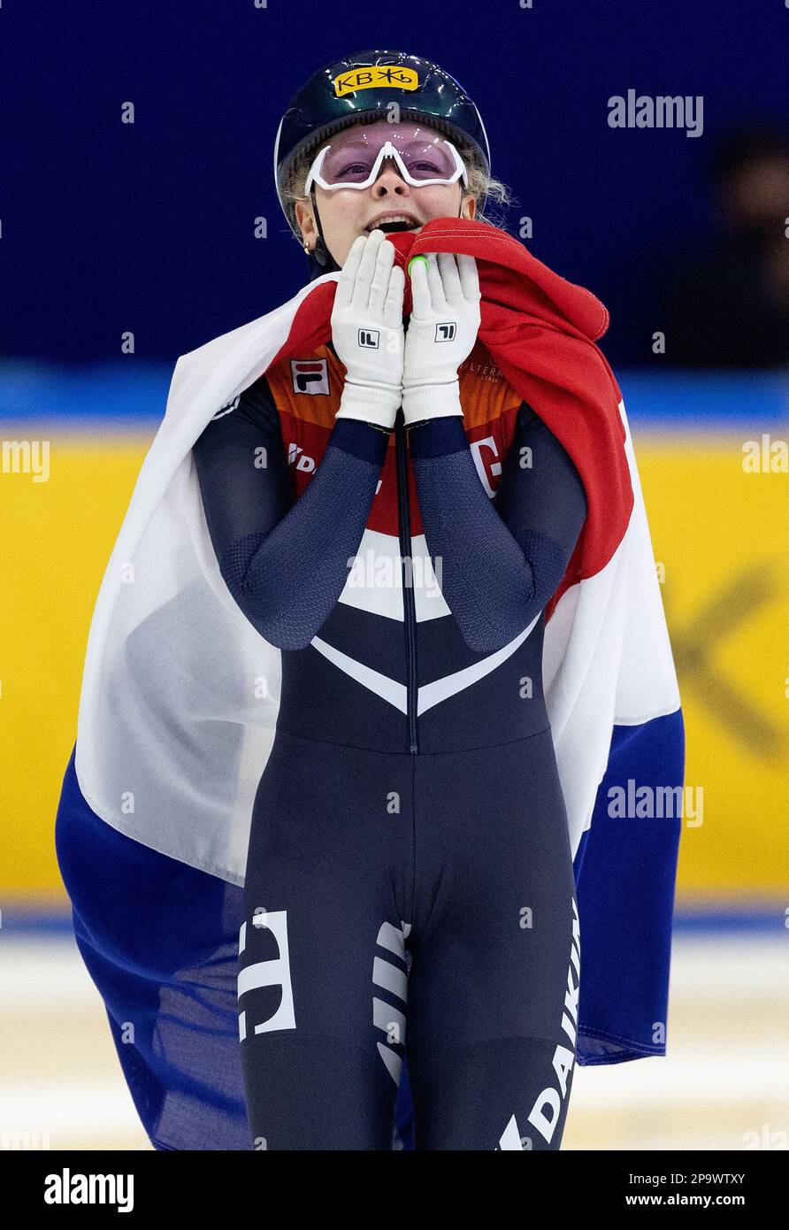 SEOUL - Xandra Velzeboer in action during the final on the 500 meters ...