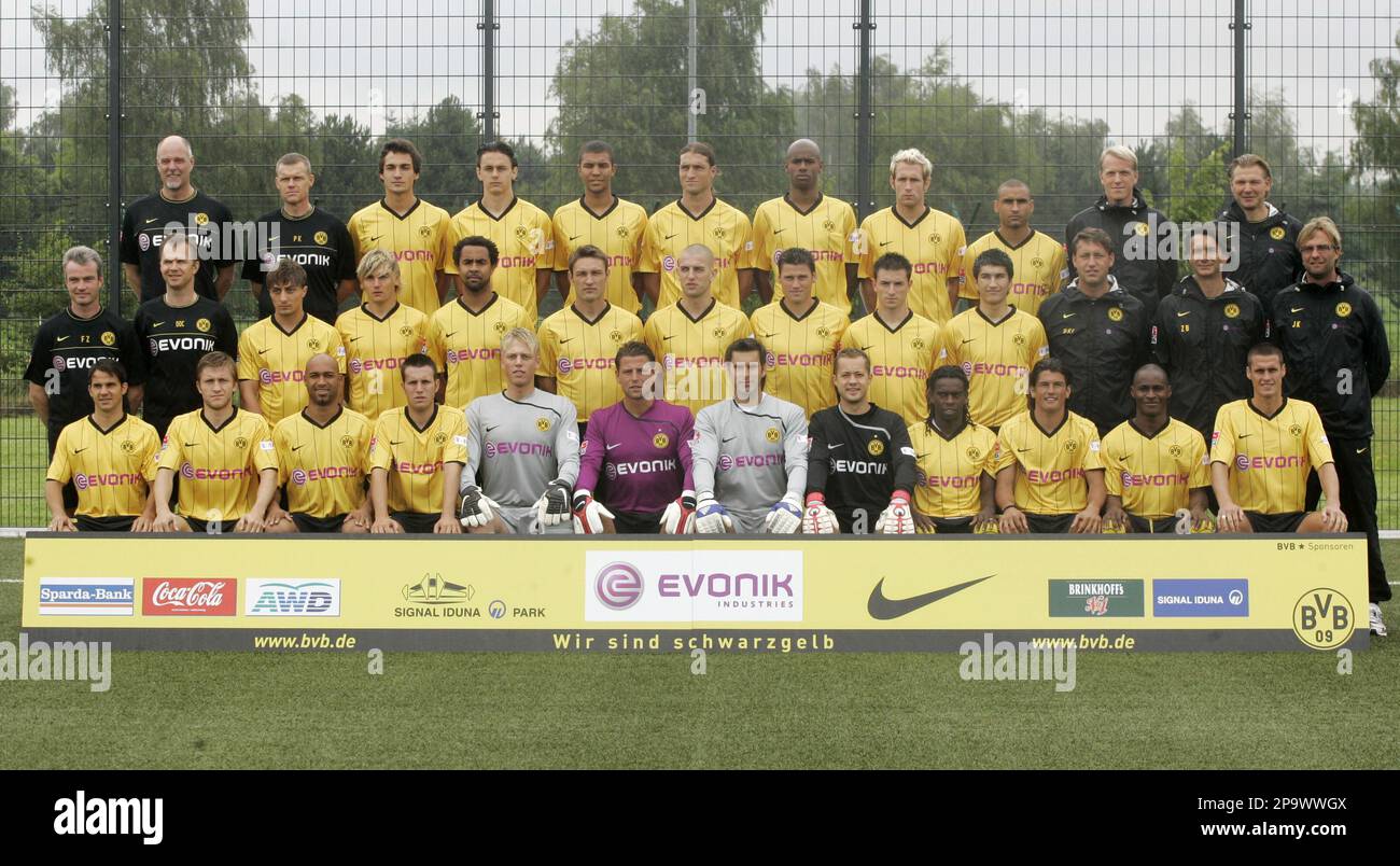 German first division Bundesliga soccer club Borussia Dortmund's team ...