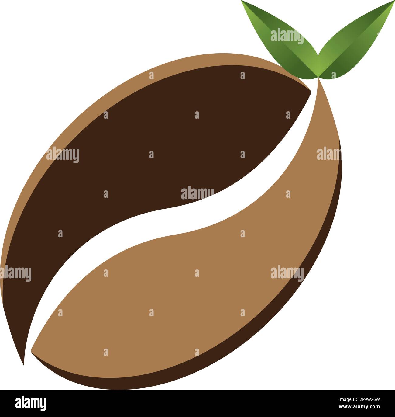 coffee bean icon vector illustration template design Stock Vector Image ...